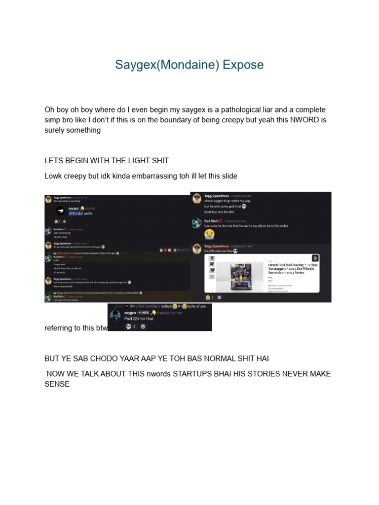 Saygex Exposed Liar Liar Pants on Fire | PDF