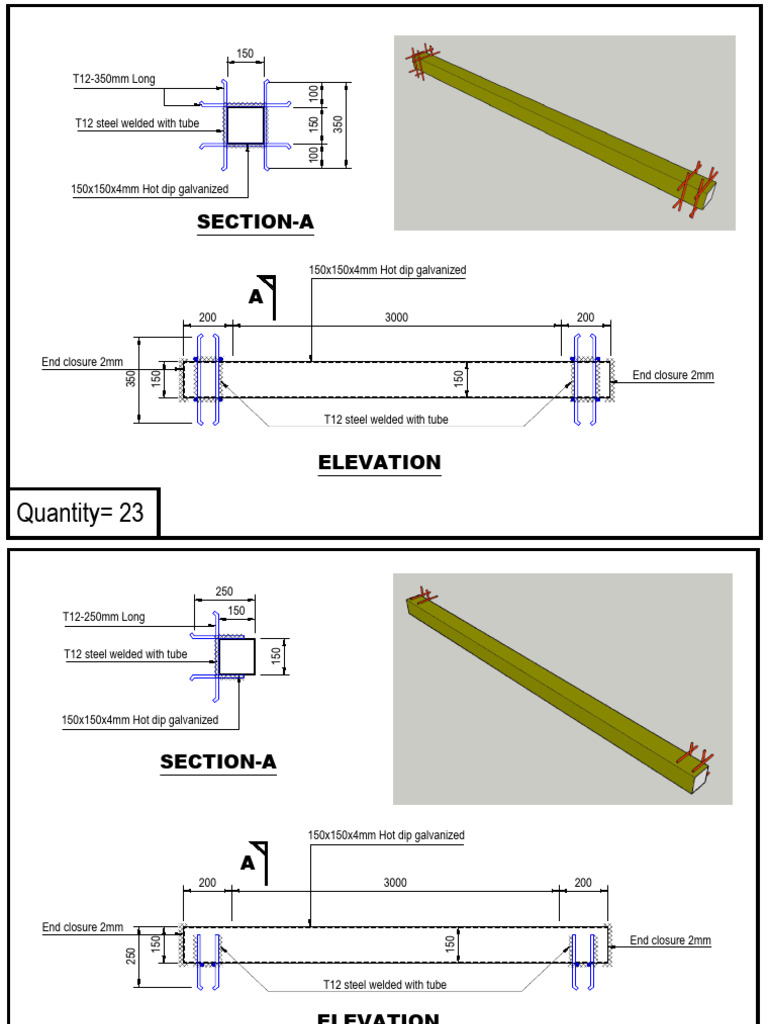 Dock Leveler Tube Fabrication Details. | PDF | Galvanization | Metallurgy