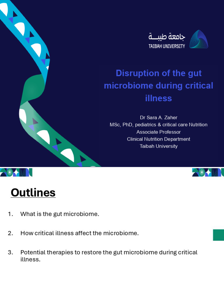Lecture (Changes in Gut Microbiome) Students | PDF | Gastrointestinal ...