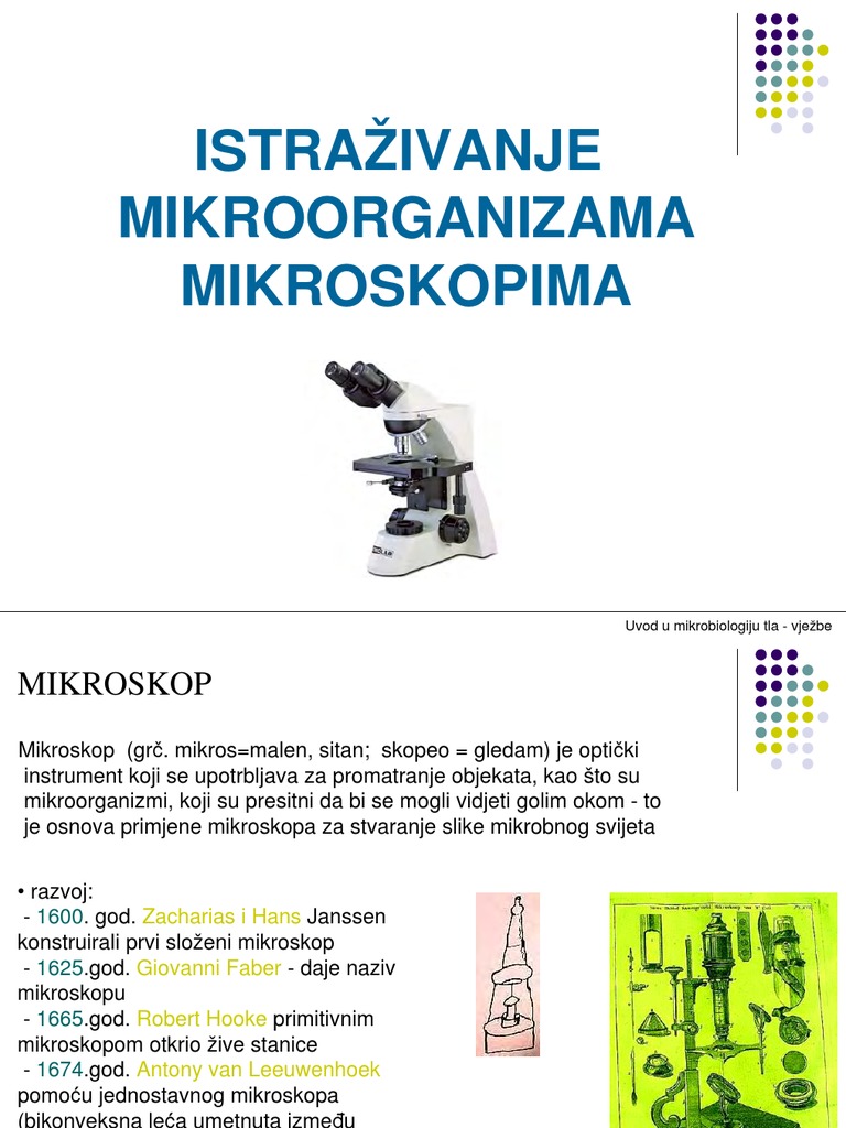 Priprema Preparata Za Mikroskop Biologija | PDF