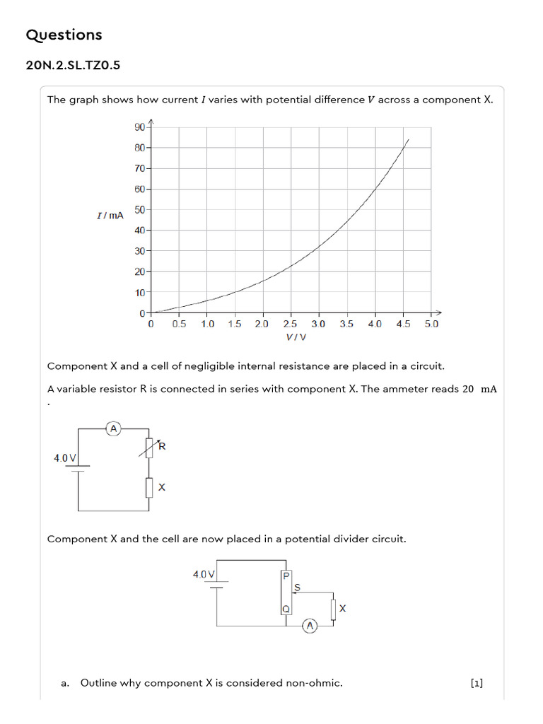 B5- Currents and Circuits | PDF