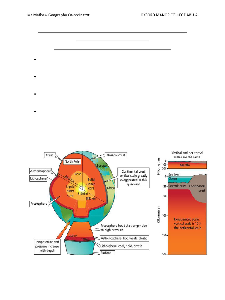 Plate Tectonic Revision Note | PDF | Volcano | Plate Tectonics