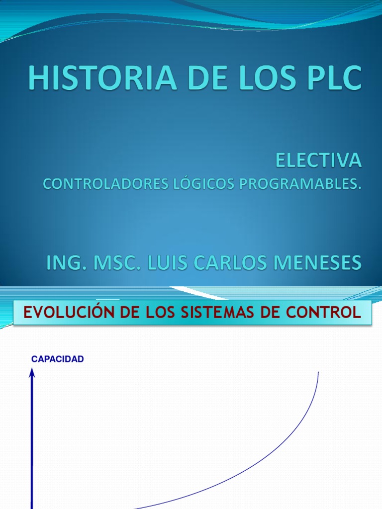 PLC Historia y Caracteristicas | PDF | Controlador lógico programable ...
