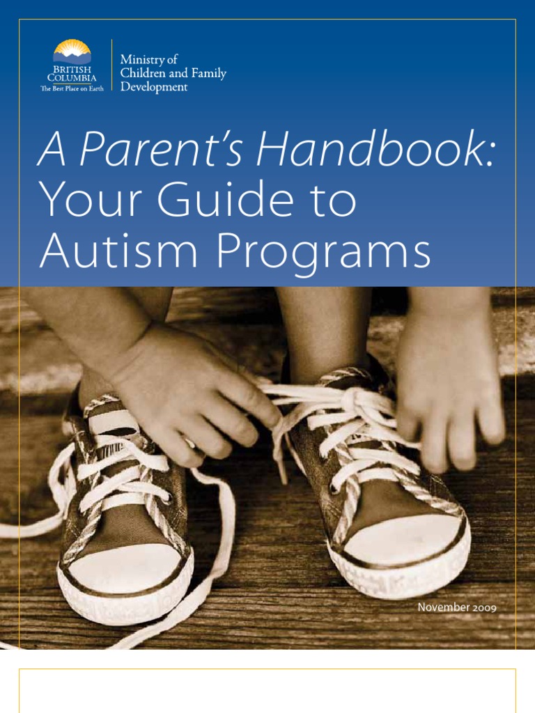A Parent's Handbook:: Your Guide To Autism Programs | PDF | Autism ...