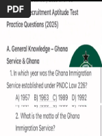 Immigration Exam Questions & Answers | PDF | Travel Visa | Immigration