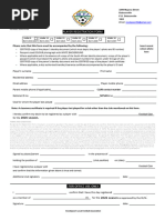 SAFA Player Registration Form 2020/2021 | PDF | Identity Document ...
