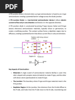 PN Junction Diode Overview and Diagrams | PDF | P–N Junction | Diode