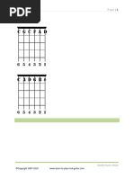 Guitar Chord Chart For Drop D Tuning | PDF | European Musical ...