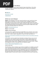 RPO Playbook: 25 Innovative Concepts | PDF | Quarterback | Gridiron ...