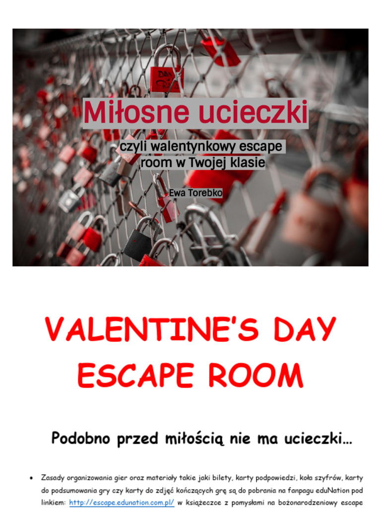 Valentine's Day Escape Room | PDF