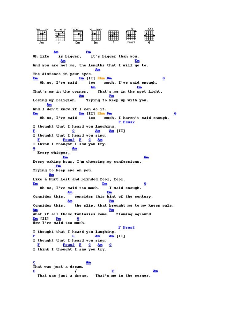 Am em Am em Am em em DM G Am em Am em Am em em DM G F Fsus2 F G Am Am F ...