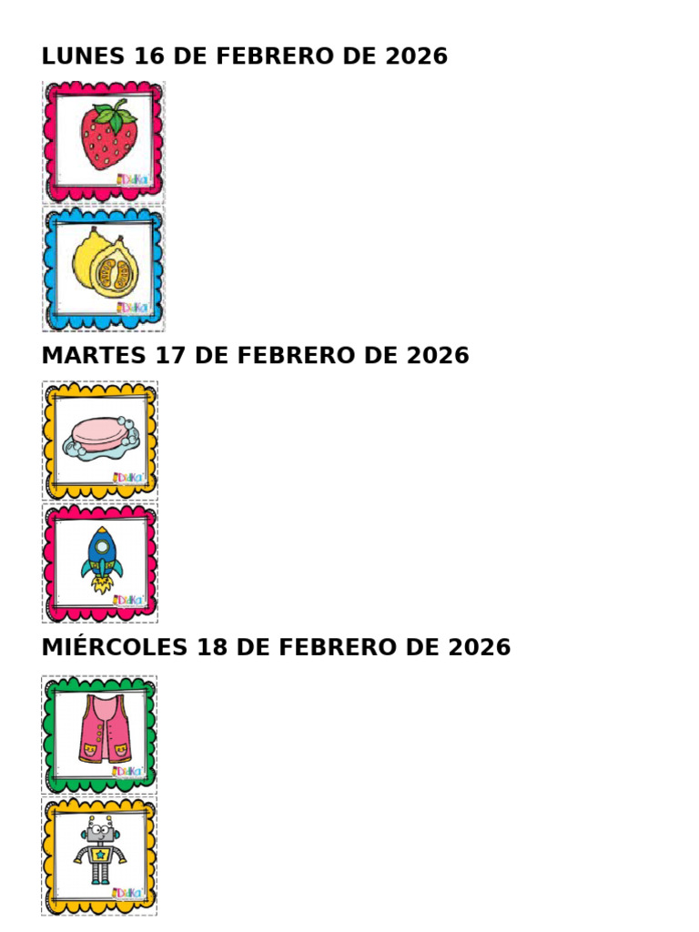 Escritura de Oraciones (Del 16 Al 20 de Febrero ) | PDF