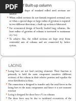 Laced Column Design Guidelines | PDF | Bending | Rivet