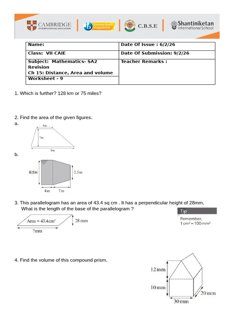 7 CAIE WS9(1) | PDF