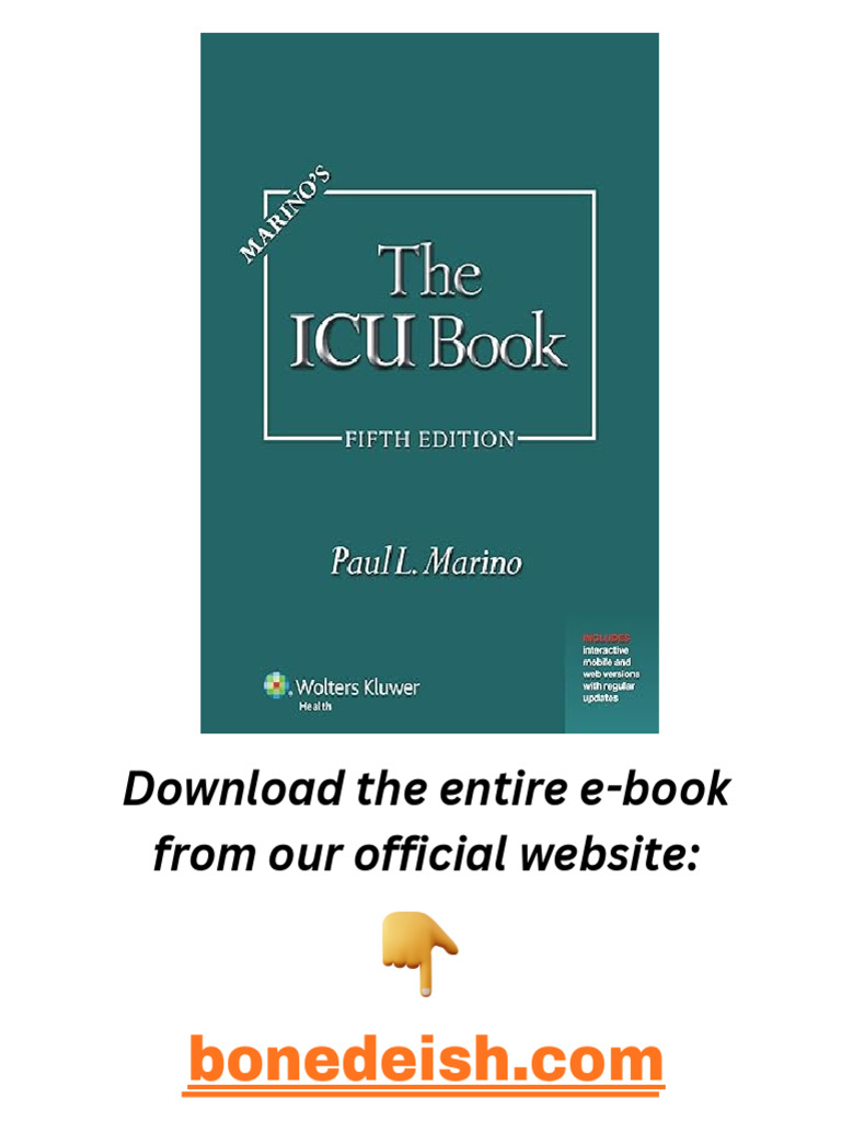 Marino's The ICU Book: Fifth Edition PDF | PDF