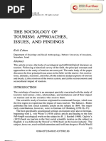 Cohen's 1972 Tourist Typology Analysis | PDF | Tourism | Society