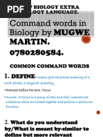 AQA Biology Command Words & Abbreviations | PDF | Rna | Nucleotides