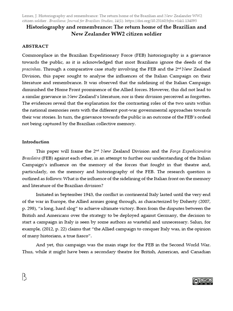 ARTICLE+Historiography+and+remembrance+The+return+home+of+the+Brazilian ...
