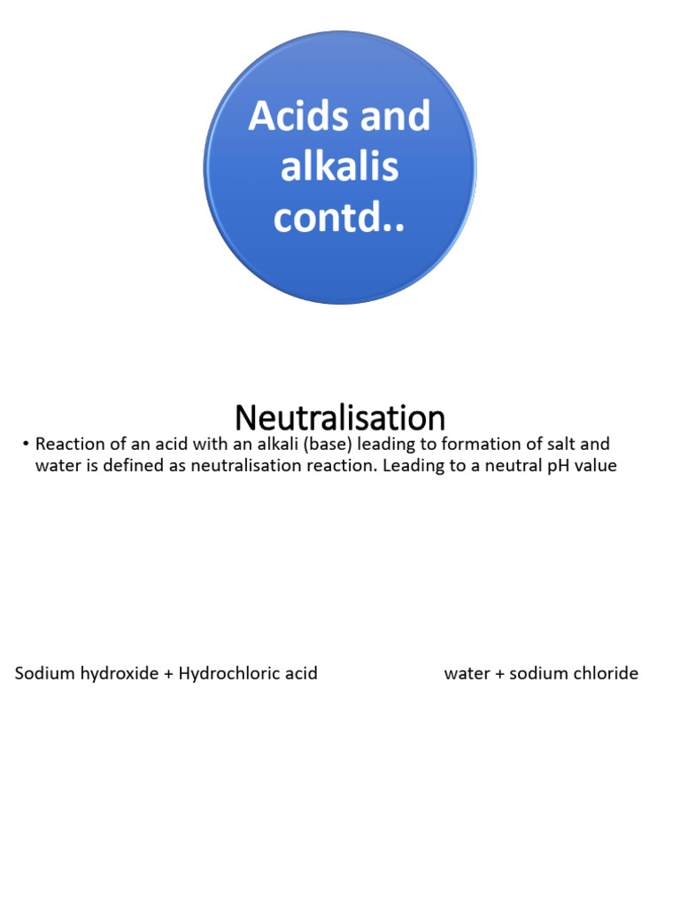Acids and Alkalis Ppt 2 Annotated for Print | PDF | Sodium Bicarbonate ...