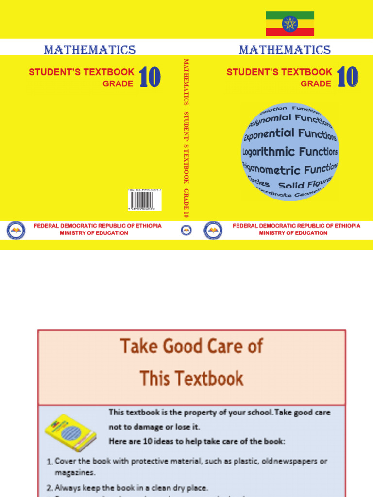 Grade 10 Mathematics New Curriculum Student Textbook ...