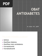 Klasifikasi Obat Antidiabetik Melitus | PDF | Kesehatan Holistik