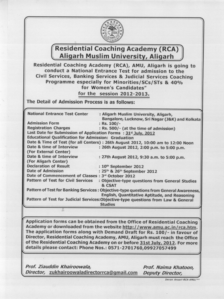 Rca 14062012 | PDF | Mail | Test (Assessment)