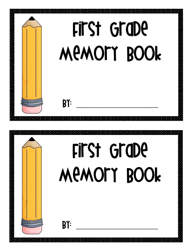 First Grade Memory Book Template | PDF