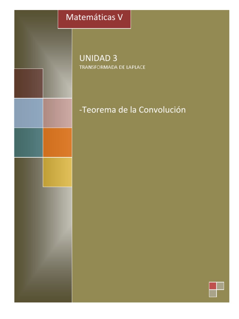 Teorema de la Convolución en Laplace | PDF | Circunvolución | Linealidad