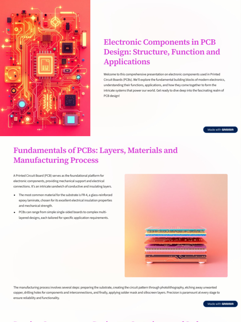 Electronic Components in PCB Design Structure Function and Applications ...