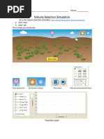 Natural Selection Simulation Guide | PDF | Tooth | Rabbit