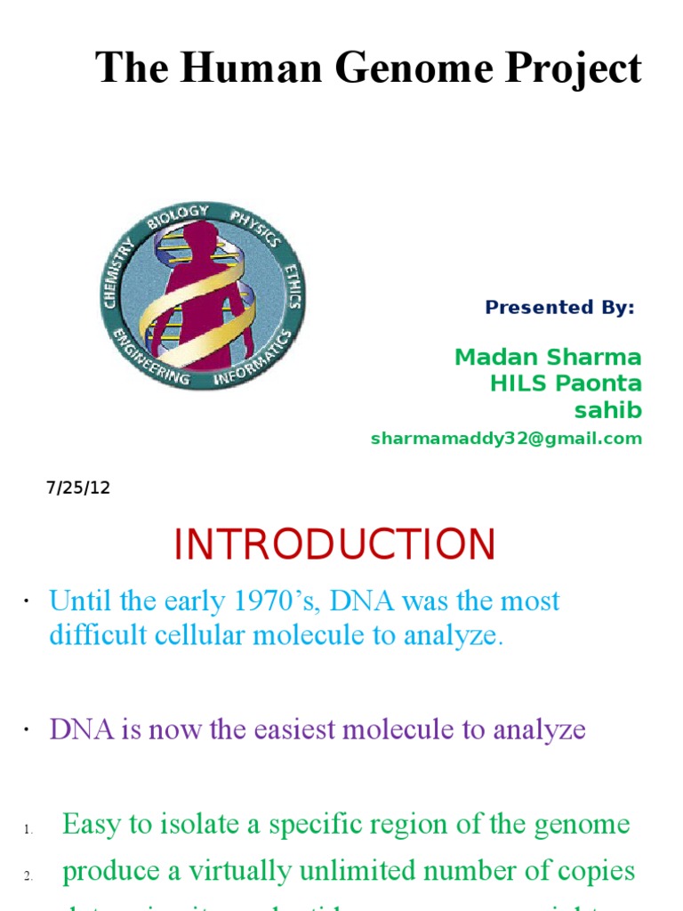 Human Genome Project | PDF | Human Genome | Genome