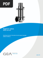 GEA VARIVENT® Overflow Valve Q Manual | PDF | Safety | Valve