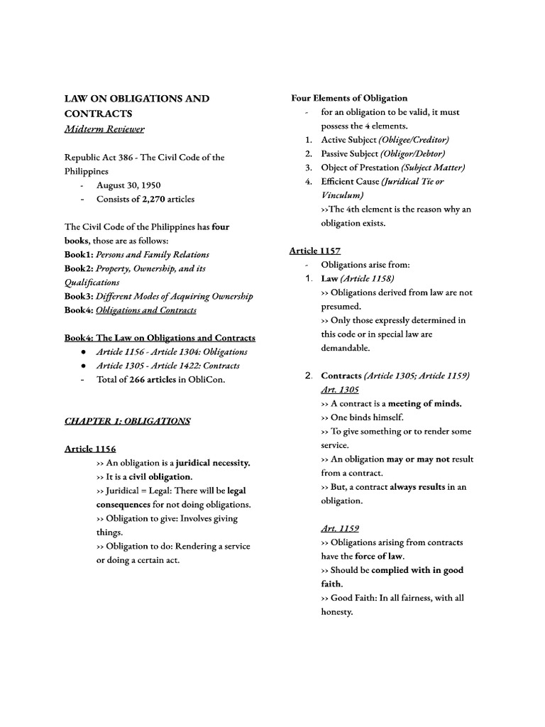 Oblicon Reviewer | PDF