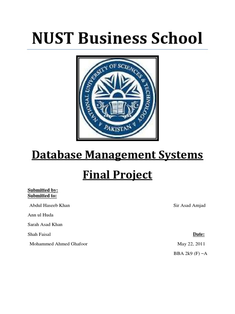 Dbms Final Project | PDF | Databases | Computer Data Storage Dbms Final Project | PDF | Databases | Computer Data Storage