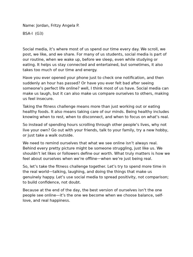 Document (3) Jordan Speech | PDF