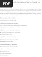 Catarrhini and Platyrrhini Overview | PDF | Monkey | Catarrhini
