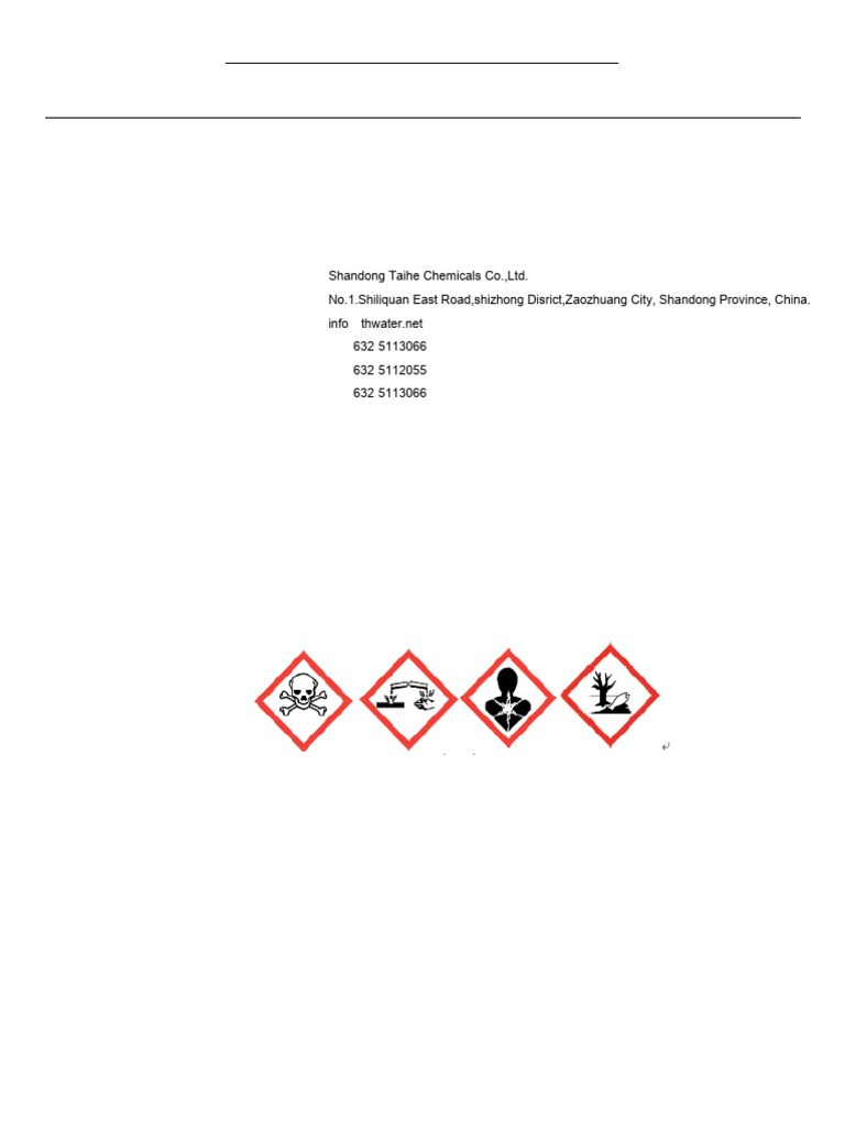 Dbnpa Sds Us En Un2811 Pdf Dangerous Goods Toxicity