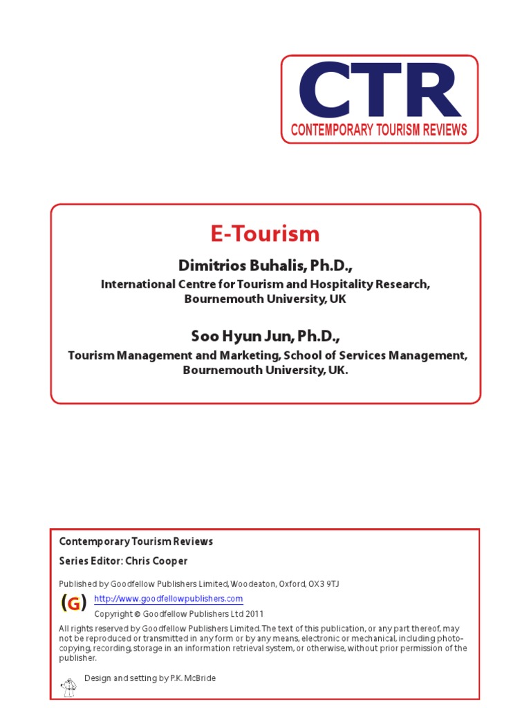 E Tourism | PDF | Web 2.0 | E Commerce