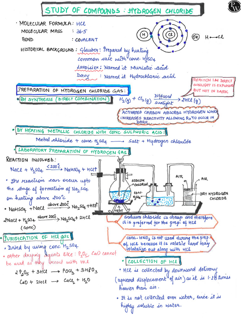 Study of Compounds _ Handwritten Notes __ PDF Only __ 26 (Cl | PDF