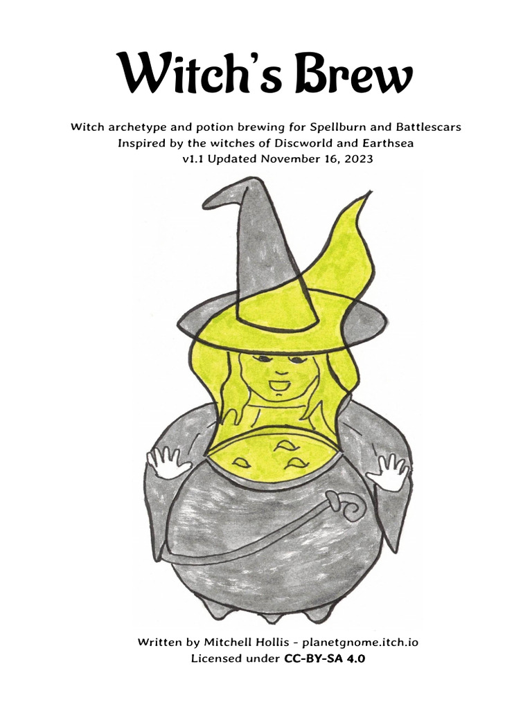 Witch's Brew - SB&BS v1.1 | PDF | Magician (Fantasy)