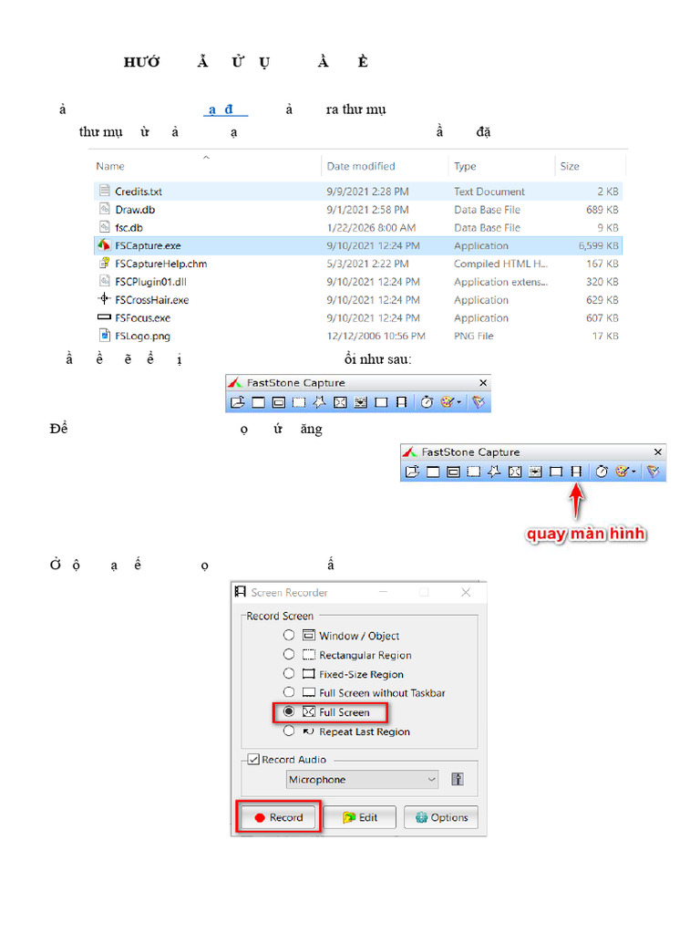 Huong Dan FSCapture | PDF