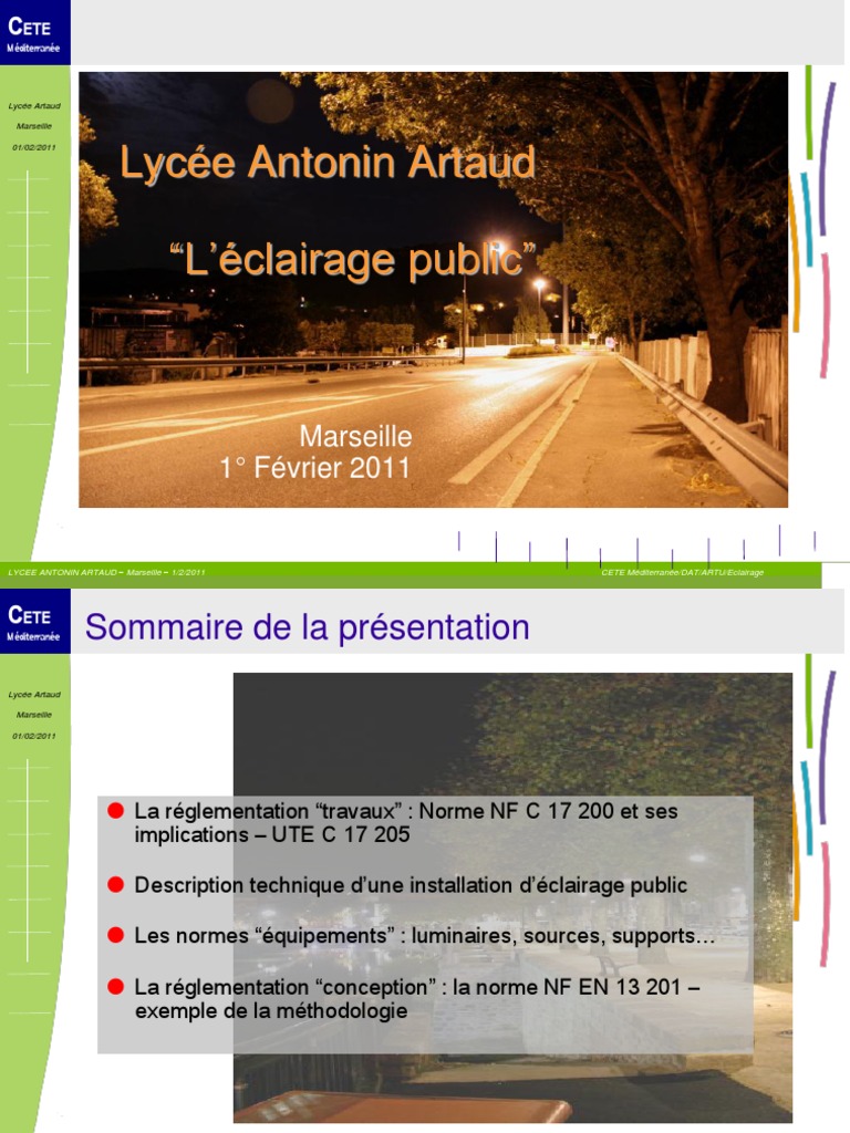 Eclairage Public | PDF | Éclairage | Lumière