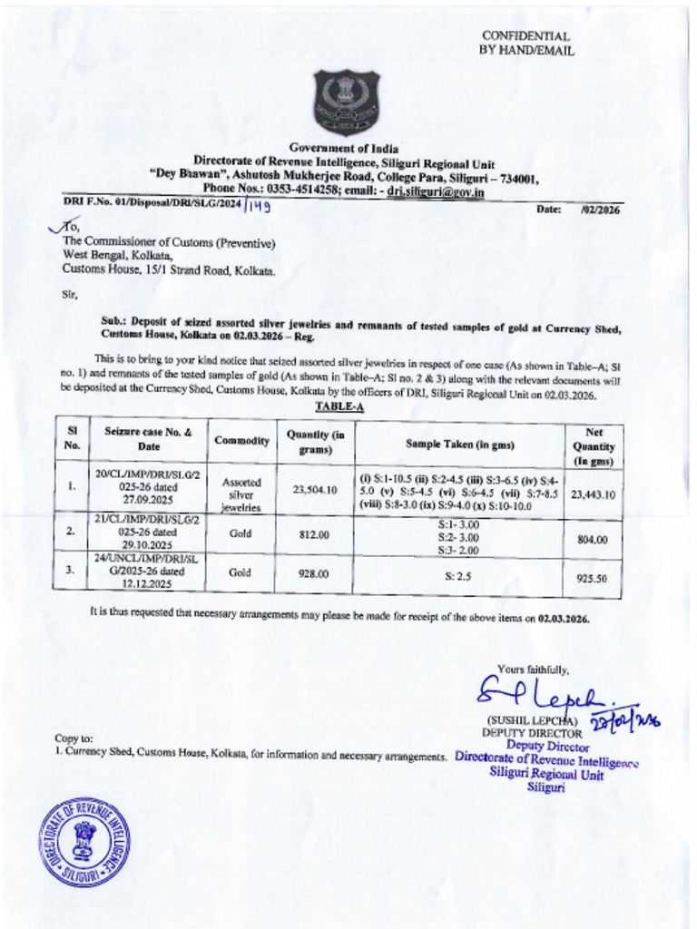 Sil 01.03.26 Dri | PDF