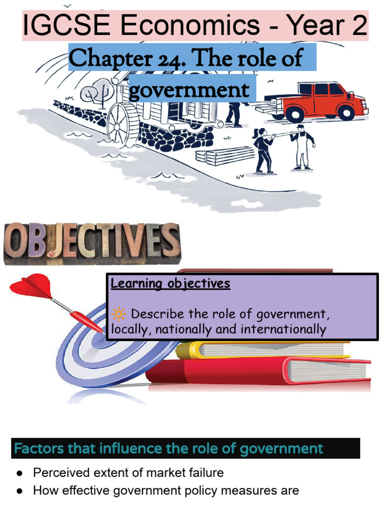 The Role of Government 1 | PDF | Economics | Economies
