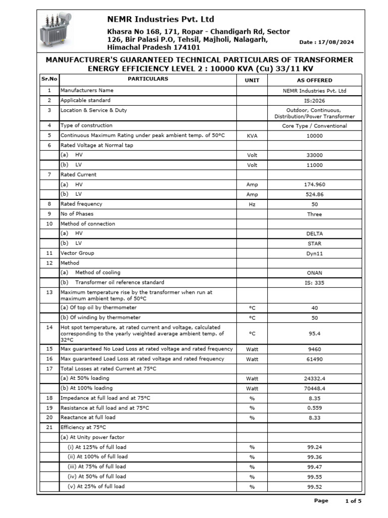 8 GTP | PDF | Transformer | Electromagnetism