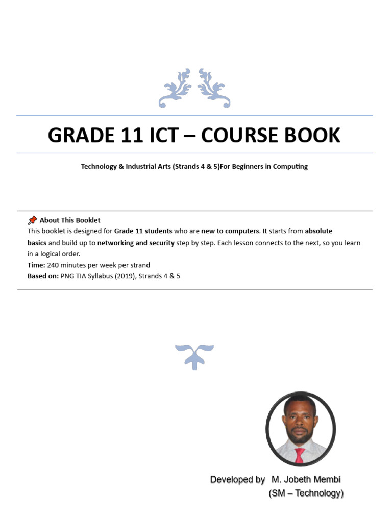 Grade 11 Ict_course Book | PDF | Solid State Drive | Hard Disk Drive