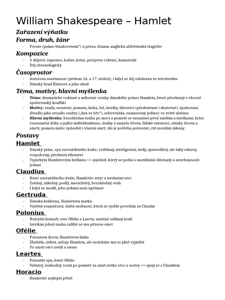 2. William Shakespeare – Hamlet | PDF