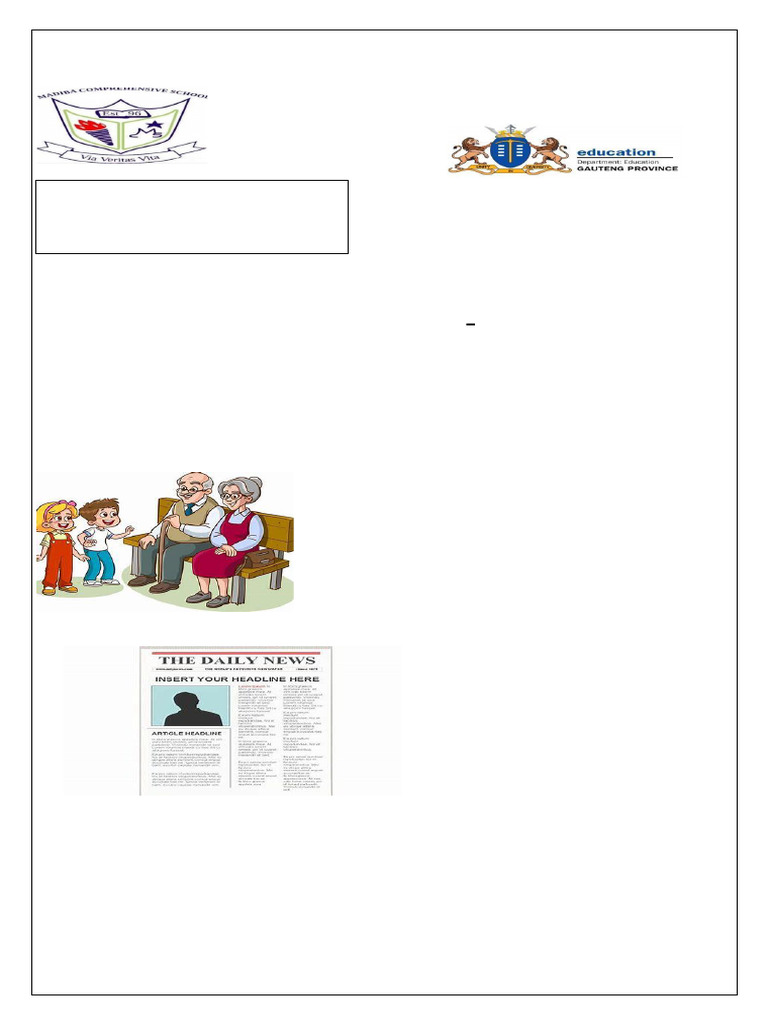 Grade 8 2025 English Transactional Writing | PDF