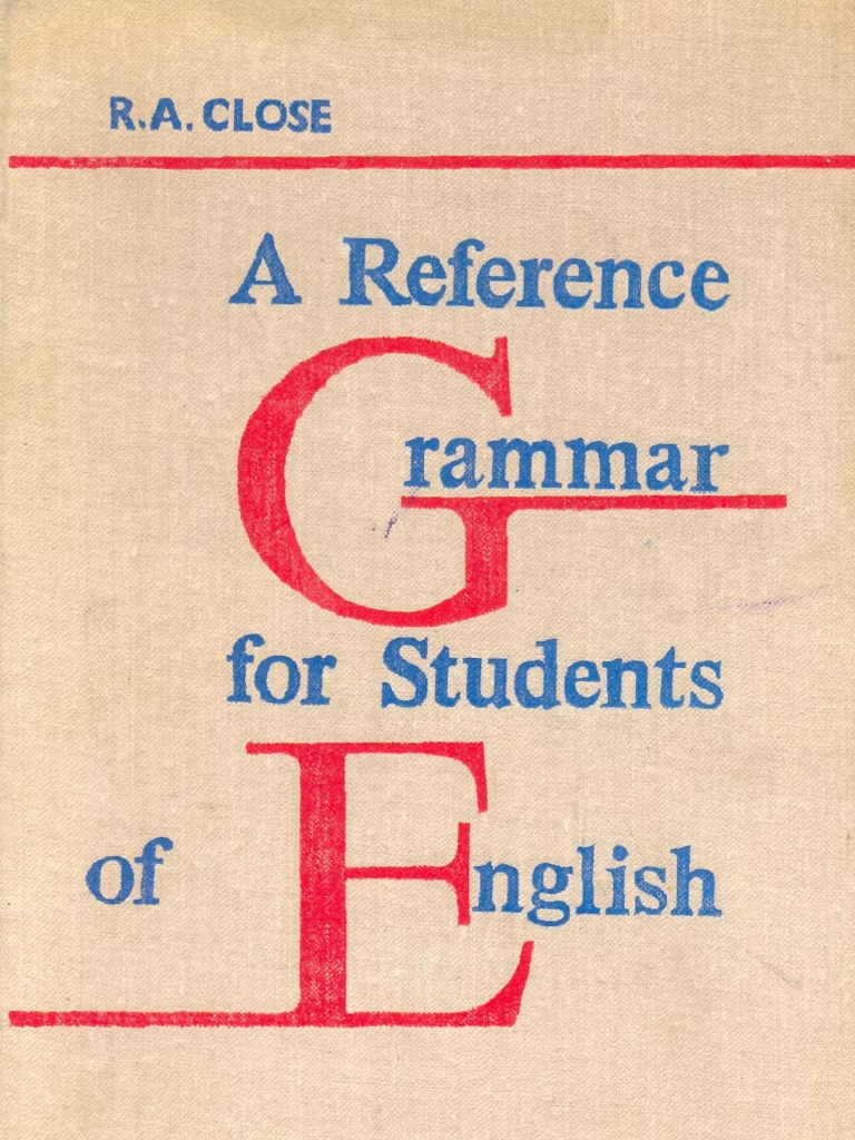 A Reference Grammar For Students of English | PDF