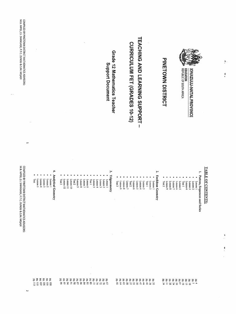 Grade 12 Lesson Plans | PDF